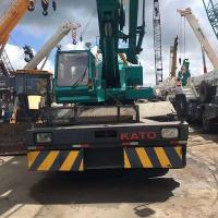 China Used KATO 50Ton Rough Terrain Crane , Second Hand Truck Mounted Cranes for sale