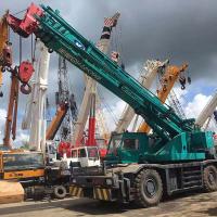 China Used KATO 50Ton Rough Terrain Crane , Second Hand Truck Mounted Cranes for sale