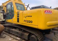 China Original Color Used Crawler Excavator Komatsu PC220-6 CE Approval for sale