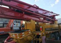 China Hydraulic BENZ Used Concrete Pump Truck 37 Meters With Sany Truck Body for sale