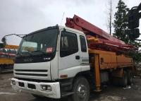China Putzmeister 46m Used Concrete Pump Truck ISUZU Chassis Original Paint for sale