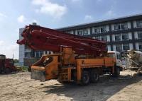 China Putzmeister 46m Used Concrete Pump Truck ISUZU Chassis Original Paint for sale