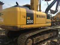 China Japan Origin Second Hand Komatsu PC200-7 Excavator Heavy Duty Yellow Color for sale