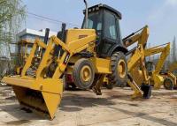 China Yellow Used Cat 420f Backhoe Loader / Skid Steer Loader In Cheap Price For Sale for sale