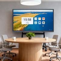 China 75 Inch A type AI Interactive Whiteboard Smart Board All in One Interactive Flat Panel for sale