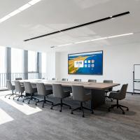 China 98 Inch Standard Interactive Board Infrared Touch Screen Interactive Whiteboard  4K Zero Bonding Smart for sale