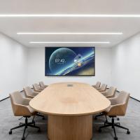 China 65 Inch 4K HD Screen Standard Interactive Board with Android 14.0 and 350cd/m2 Brightness for Education and Meeting for sale