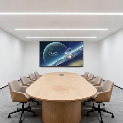 China 65 Inch 4K HD Screen Standard Interactive Board with Android 14.0 and 350cd/m2 Brightness for Education and Meeting for sale
