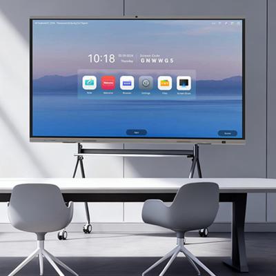 China 115 Inch Standard Interactive Board OEM 4K Digital Interactive Whiteboard 115 Inch for sale