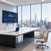 China 65 Inch Basic Interactive Whiteboard  All in One Interactive Flat Panel for sale