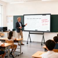 China HD 4K Smart Interactive Whiteboard 75  Inch for Meeting Rooms B type for sale