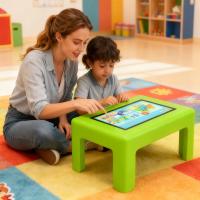China Android School 43 Inch Smart Coffee Dinning for Hotel Restaurant Taking Order Table Top With Touch Screen for sale