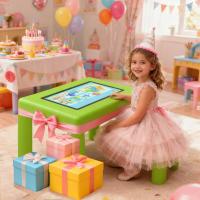 China 43 Inch 4K Resolution Interactive Touch Table with  Quad-core Proces for sale