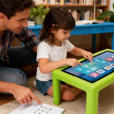 China 43 Inch New Product Recreation Center Restaurant Game Lcd Coffee Display Menu Table Touch Screen Price for sale