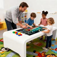 China Lcd Tronix Kids Games Interactive Touch Tables 32 Inch Smart Coffee Table for sale