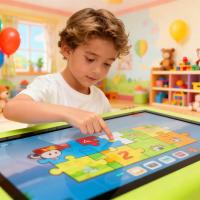 China 43 Inch Interactive Touch Screen Table with 1 Year Warranty for Indoor Application for sale