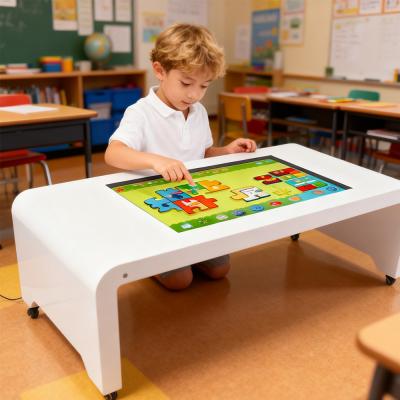 China Children Android Interactive Multi Touch Table 32inch Polikids Hand Lift Doctor Series for sale