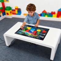 China Multi Coffee Price Game Top PC Interactive Monitor LCD Conference Drafting Digital Led Education Touch Screen Table for sale