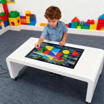 China Multi Coffee Price Game Top PC Interactive Monitor LCD Conference Drafting Digital Led Education Touch Screen Table for sale