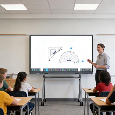 China 75 Inch 4K Ultra HD Visual Presentation AI Education Board with Diverse Screen Projection for sale