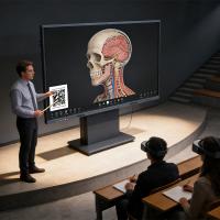 China 4K HD Multi Touch Tempered Glass Anti-vandalism AI Education Board for School and Classroom for sale