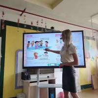 China 4K Ultra HD Visual Presentation 55/65/75/86/98/110 Inch 48MP All-in-One AI Education Board for School and Classroom for sale