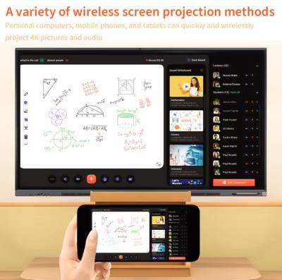China 65 Inch AI Education Board with Crystal View From Any Seat and 4K Ultra HD Visual Presentation for sale
