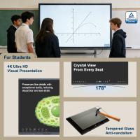 China 40 Points Touch 98 Inch AI Education Board with From Paper to Screen in Real Time for Classroom Teaching for sale