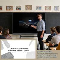 China Ultra-Low Latency Writing Acceleration 55/65/75/86/98/110 Inch AI Education Board for School Teaching for sale