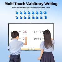 China Good Price 55-110 Inch Educational Conference All In One Smart Board Portable Touch Screen Interactive Whiteboard For School for sale