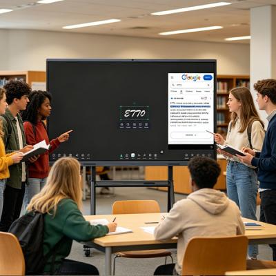 China ETTO AI Education Board 4K Interactive Smart Display with AI Tracking Camera and TÜV Low Blue Light for sale