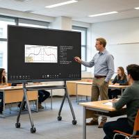 China ETTO AI Education Board All in One Smart Classroom Solution for Onsite and Remote Learning Featuring 4K Visualizer Split Screen Comparison and Real Time Annotation for sale