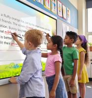 China 75 Inch Google Certified Interactive Flat Panel with Gemini AI Low Blue Light and Android 15 for Collaborative Teaching for sale