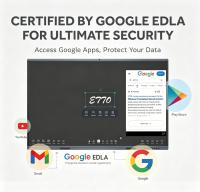 China Google Certified AI Education Board Interactive Flat Panel Low Blue Light with Gemini AI and Android 15 Available in 65 75 86 98 110 Inch for K12 Classroom and University Lecture Hall for sale