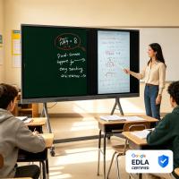 China 65 Inch Google Certified AI Education Board Low Blue Light Smart Whiteboard for Interactive Learning for sale