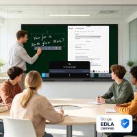 China 65 Inch Google Certified AI Education Board with Gemini AI and Low Blue Light for Interactive Classroom Learning for sale