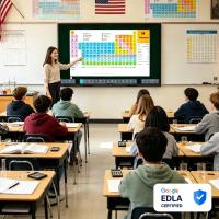 China 75 Inch Google Certified Interactive Flat Panel with Gemini AI Low Blue Light and Android 15 for Collaborative Teaching for sale
