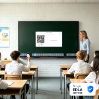 China Google Certified AI Education Board Interactive Flat Panel Low Blue Light with Gemini AI and Android 15 Available in 65 75 86 98 110 Inch for K12 Classroom and University Lecture Hall for sale