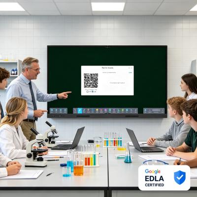 China 86 Inch Google Certified Smart Whiteboard for Education with Gemini AI Low Blue Light and Android 15 for sale