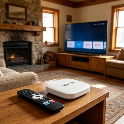 China Android TV Box Streaming TV Box with 4K UHD 64GB ROM and 5G WiFi No Monthly Fee for sale
