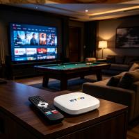 China Android TV Box with Android 14 and 4K UHD Support - No Subscription Required Smart Streaming Box for sale