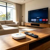 China 4K UHD Android TV Box with Bluetooth 5.0 and No Monthly Subscription for Free Streaming for sale