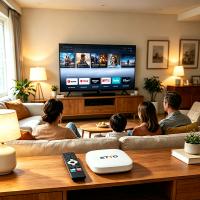 China ETTO Android TV Box 4K UHD Streaming TV Box with No Subscription and 1000+ Free Channels for sale