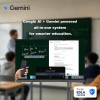China 65 Inch AI Education Board ETTO Advanced 4K Smart Board with Google GMS and AI Voice Control for K12 Teaching for sale
