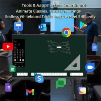 China 65 Inch AI Education Board ETTO Advanced 4K Smart Board with Google GMS and AI Voice Control for K12 Teaching for sale
