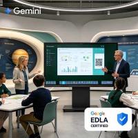 China ETTO 75 Inch AI Education Board Cost-Effective 4K All-in-One Interactive Panel with GMS Gemini AI for Digital Classroom for sale