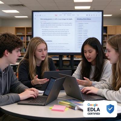 China 65-110 inch EDLA AI Teaching Board with Gesture Recognition That Lets Teachers Teach from Anywhere for sale