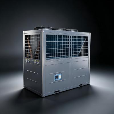 China Compact All In One Air Cooled Chiller Air Conditioner Unit PLC Control for sale