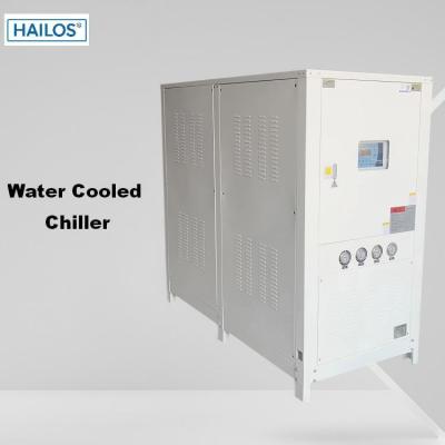 China Anti Corrosion Water Cooled Industrial Chiller Glycol Cooling 10 Ton For Electroplating Chemical Workshop for sale