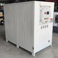 China Anti Corrosion Water Cooled Industrial Chiller Glycol Cooling 10 Ton For Electroplating Chemical Workshop for sale